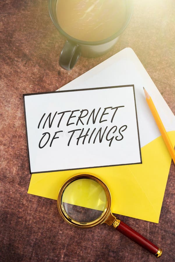 Text Showing Inspiration Internet of Thingsconnection of Devices To the ... Text Showing Inspiration Internet of Thingsconnection of Devices To the ...