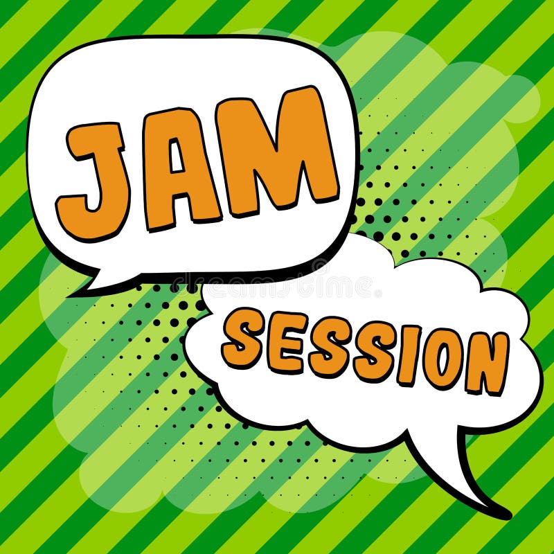 Text Showing Inspiration Jam Session. Word for Impromptu Performance by ...