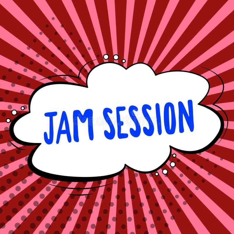 Text Showing Inspiration Jam Session. Word Written on Impromptu ...