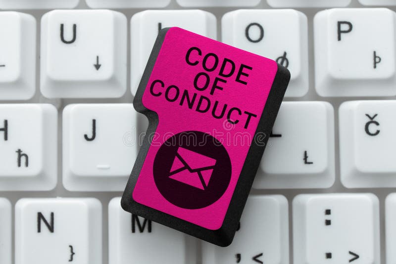 Text Showing Inspiration Lead by Example. Word Written on Ethics Rules ...