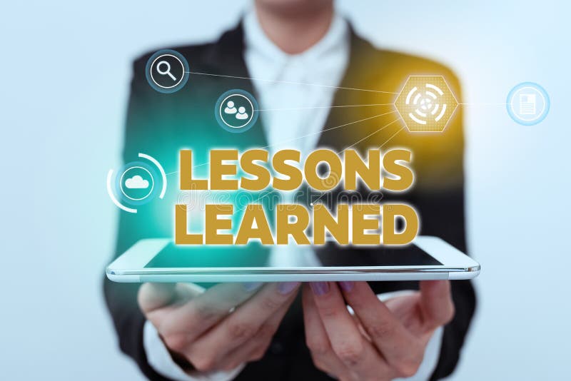Text Showing Inspiration Lessons Learned. Word Written on Experiences ... Text Showing Inspiration Lessons Learned. Word Written on Experiences ...
