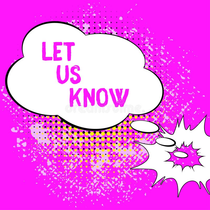 Let Us Know Stock Illustrations – 1,231 Let Us Know Stock Illustrations ...