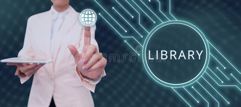 Text Showing Inspiration Library. Concept Meaning Curated Collection of ...