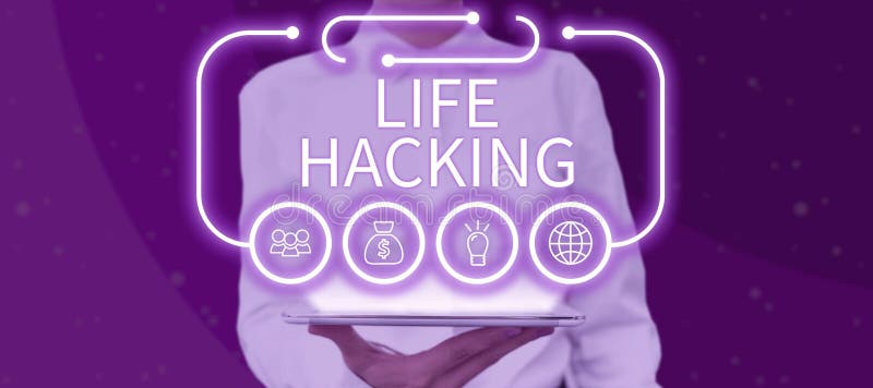 Text Showing Inspiration Life Hacking. Business Overview Simple and ... Text Showing Inspiration Life Hacking. Business Overview Simple and ...