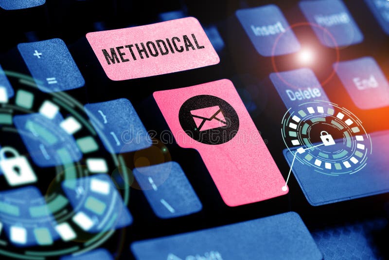 Text Showing Inspiration Methodical. Word for System of Methods Used in ...