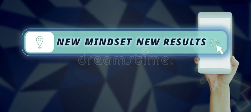 Text Showing Inspiration New Mindset New Results. Business Approach ... Text Showing Inspiration New Mindset New Results. Business Approach ...