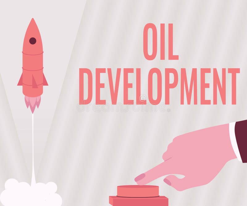 Text Showing Inspiration Oil Development. Word Written on Act or ...