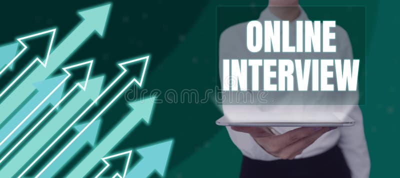 Text Showing Inspiration Online Interview. Business Concept Method ...