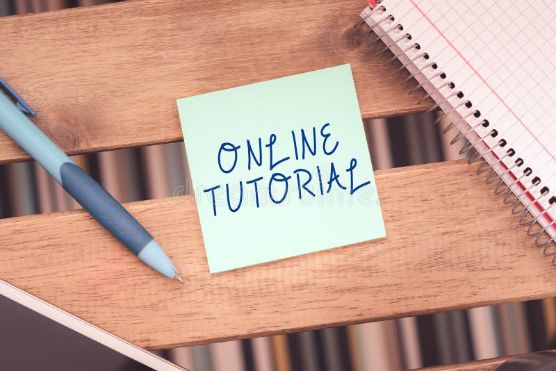 Text Showing Inspiration Online Tutorial. Internet Concept an ...