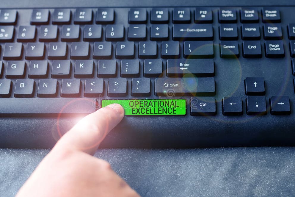 Text Showing Inspiration Operational Excellence. Concept Meaning ...