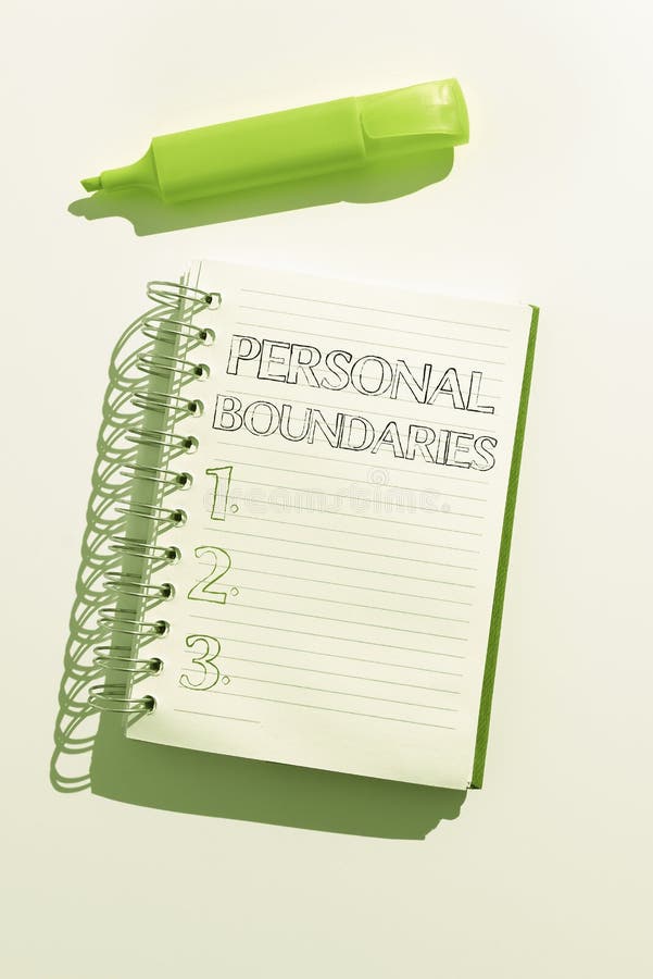 Handwriting Text Personal Boundaries. Business Idea Something that ...