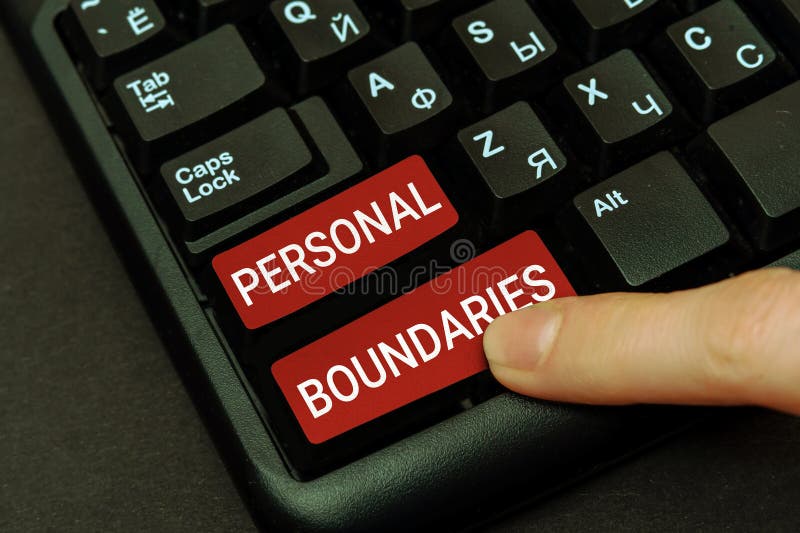 Conceptual Display Personal Boundaries. Concept Meaning Something that ...