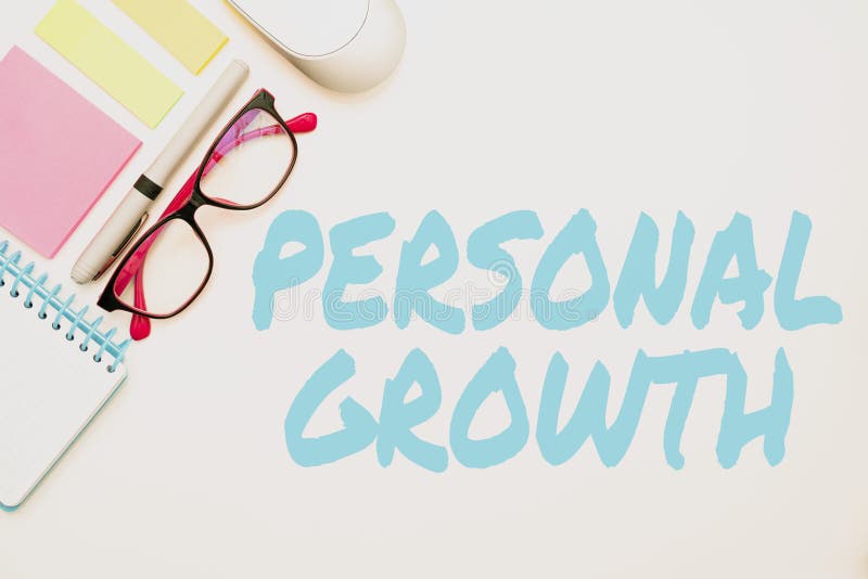 Text Showing Inspiration Personal Growth. Internet Concept Improve ...