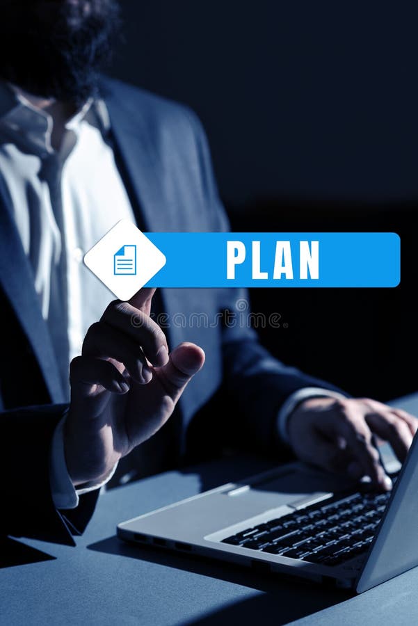 Text Showing Inspiration Plan. Business Approach Start of a Detailed ...