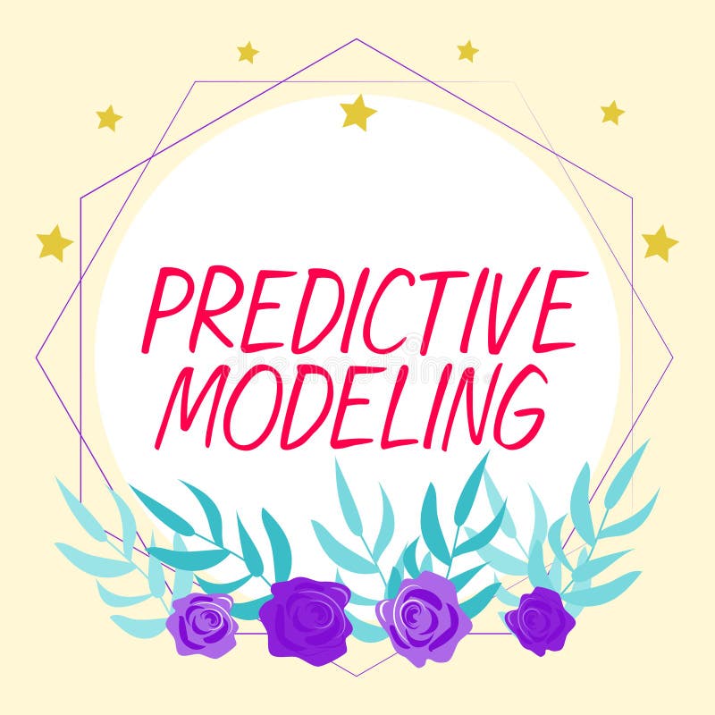 Text Showing Inspiration Predictive Modeling. Word Written on ...