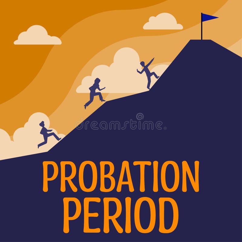 Text Showing Inspiration Probation Period. Business Approach Focused ... Text Showing Inspiration Probation Period. Business Approach Focused ...