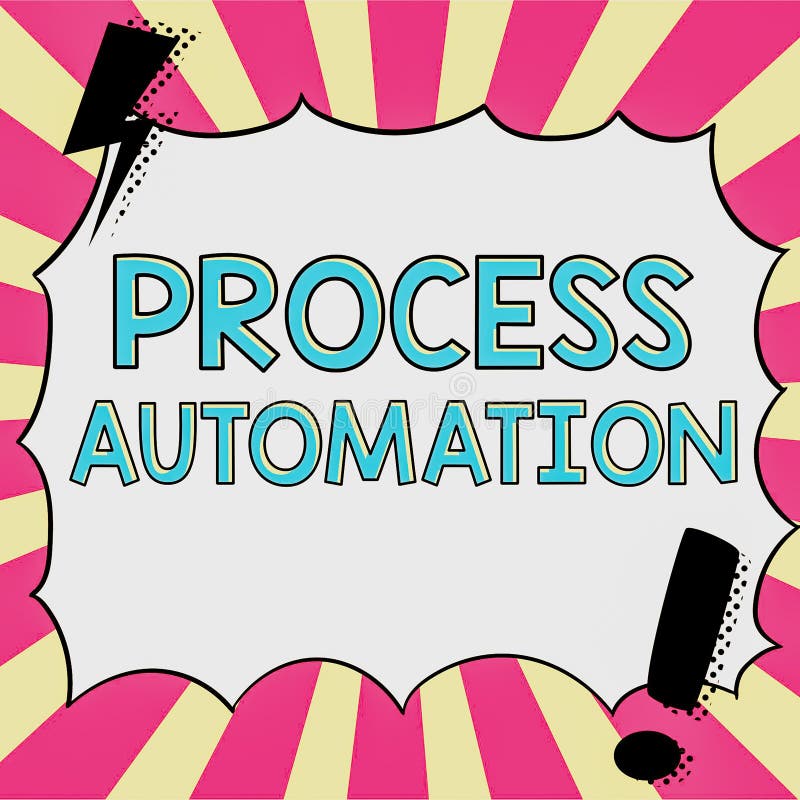 Text Showing Inspiration Process AutomationTransformation Streamlined ...