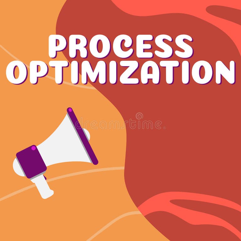 Text Showing Inspiration Process Optimization. Conceptual Photo Improve Organizations Efficiency ...