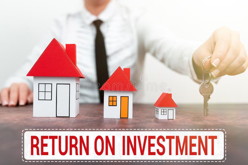 Inspiration Showing Sign Return on Investment. Business Concept ...