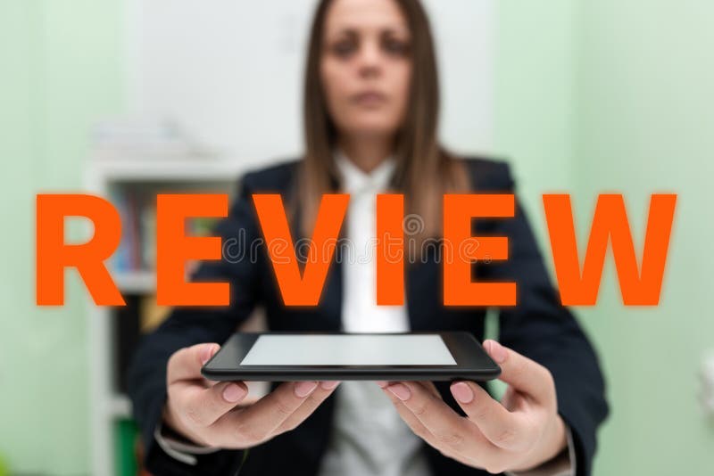 Text Showing Inspiration Review. Business Showcase Evaluates the Work ... Text Showing Inspiration Review. Business Showcase Evaluates the Work ...