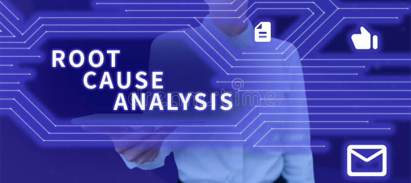 Text Caption Presenting Root Cause Analysis. Business Idea Method of ...