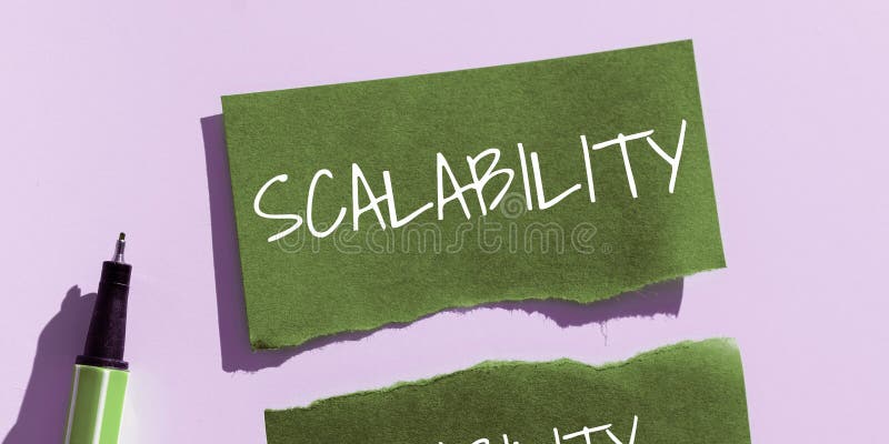 Text Showing Inspiration Scalability. Business Idea Capable of Being ... Text Showing Inspiration Scalability. Business Idea Capable of Being ...