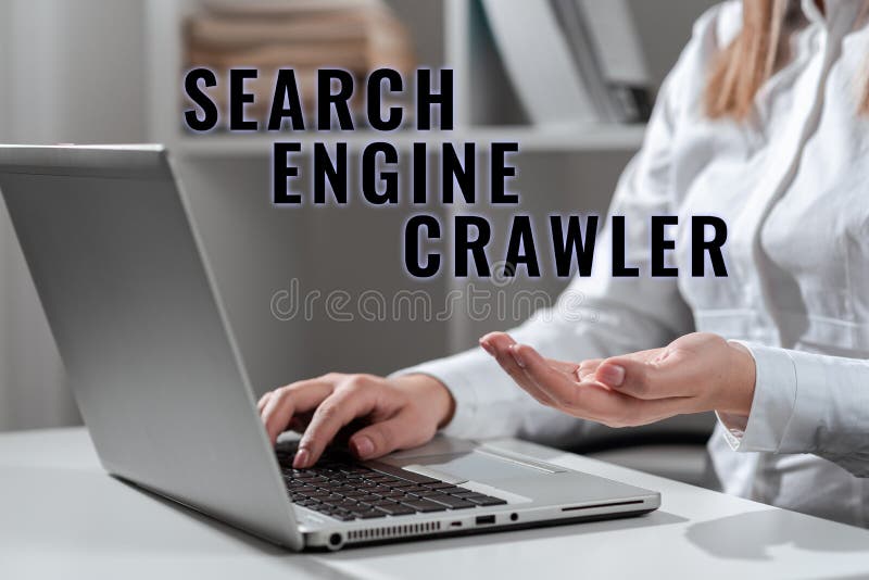 Text Showing Inspiration Search Engine Crawler. Word Written on Program ...