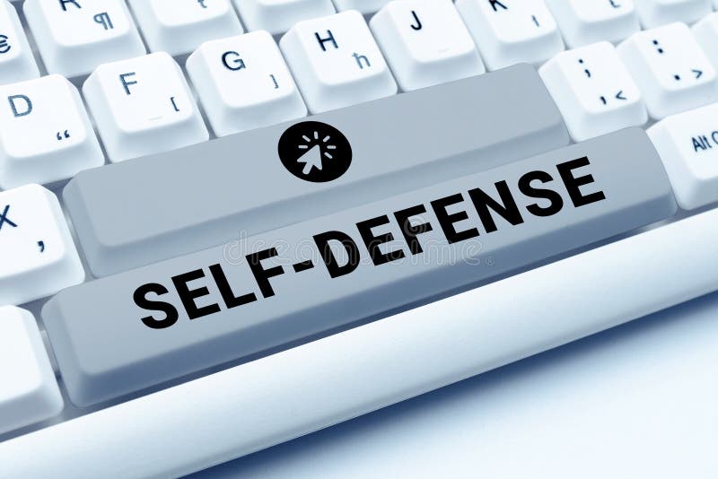 Text Showing Inspiration Self Defense. Concept Meaning the Act of ... Text Showing Inspiration Self Defense. Concept Meaning the Act of ...