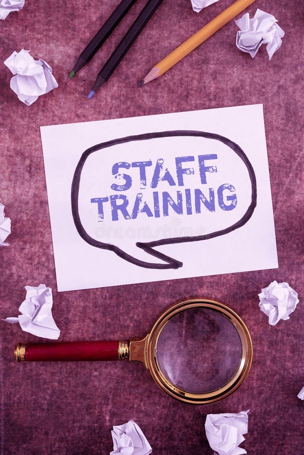Text Showing Inspiration Staff TrainingA Program that Helps Employees ...