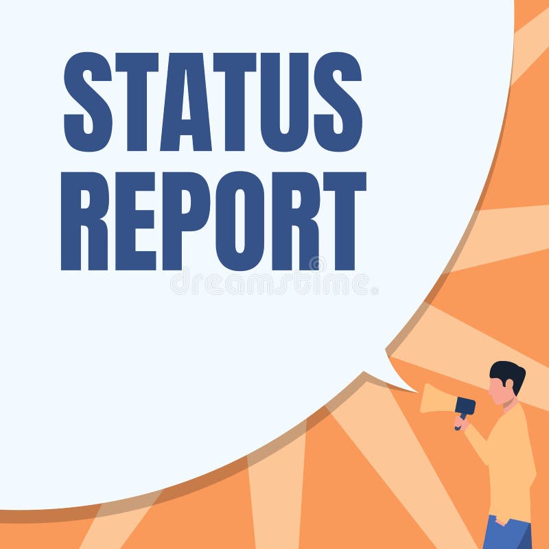 Text Showing Inspiration Status Report. Business Approach Update ... Text Showing Inspiration Status Report. Business Approach Update ...