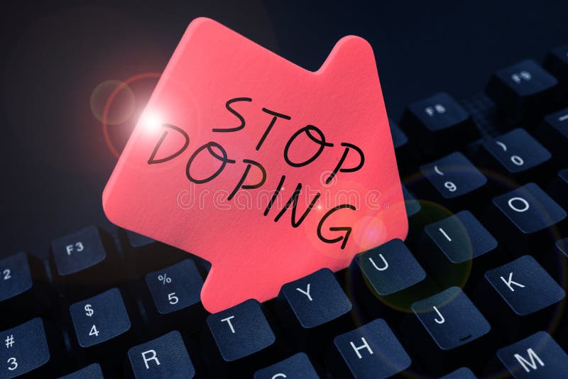 Text Showing Inspiration Stop Doping. Business Idea Do Not Use Use ... Text Showing Inspiration Stop Doping. Business Idea Do Not Use Use ...