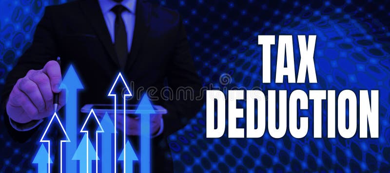 Text Caption Presenting Tax Deduction. Word for Amount Subtracted from ... Text Caption Presenting Tax Deduction. Word for Amount Subtracted from ...