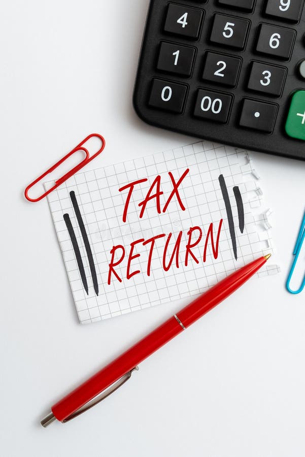Text Showing Inspiration Tax Return. Word for Tax Payer Financial ... Text Showing Inspiration Tax Return. Word for Tax Payer Financial ...