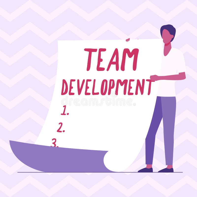 Text Showing Inspiration Team Development. Concept Meaning Learn Why ...