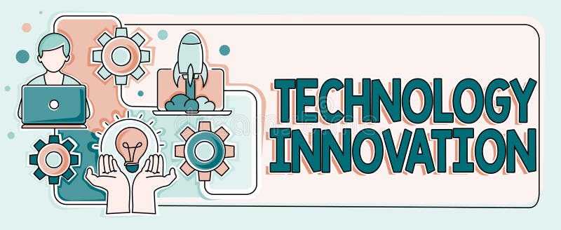 Inspiration Showing Sign Technology Innovation. Internet Concept ...