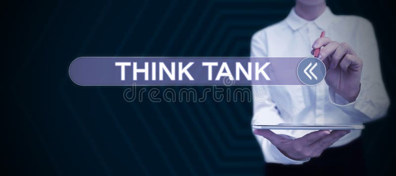 Text Showing Inspiration Think Tank. Business Concept Thinking of ...
