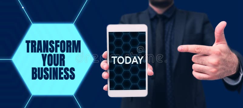 Text Showing Inspiration Transform Your Business. Business Idea Modify ... Text Showing Inspiration Transform Your Business. Business Idea Modify ...