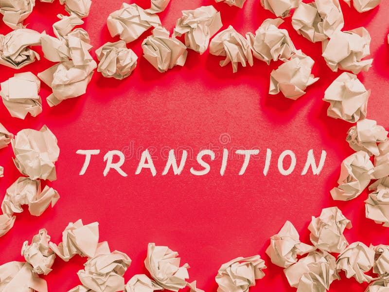 Text Showing Inspiration Transition. Word for a Dramatic or Sweeping ...