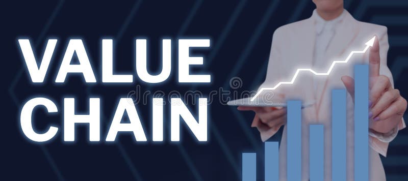 Text Showing Inspiration Value Chain. Word Written on Business ...