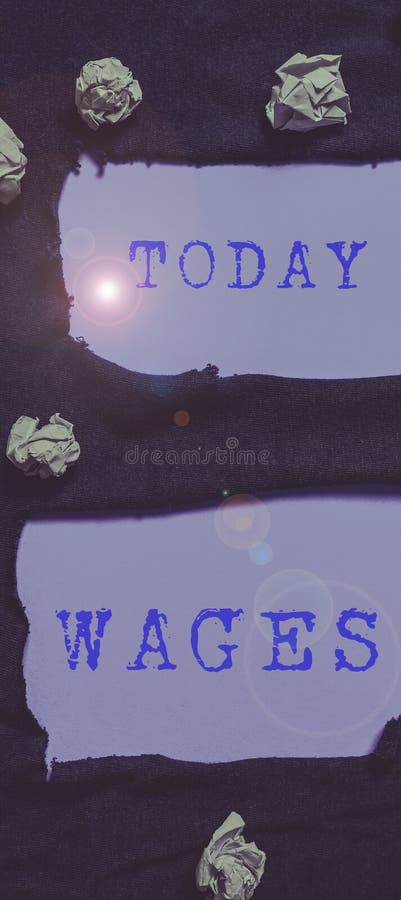 Text Showing Inspiration Wages. Concept Meaning Fixed Regular Payment ... Text Showing Inspiration Wages. Concept Meaning Fixed Regular Payment ...
