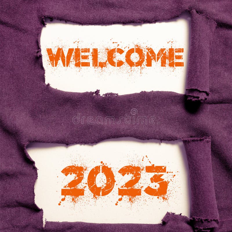 Text Showing Inspiration Welcome 2023. Concept Meaning New Year ... Text Showing Inspiration Welcome 2023. Concept Meaning New Year ...