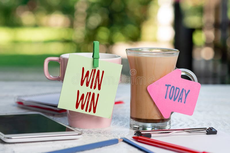 Text Showing Inspiration Win Win. Business Idea of or Denoting a ... Text Showing Inspiration Win Win. Business Idea of or Denoting a ...
