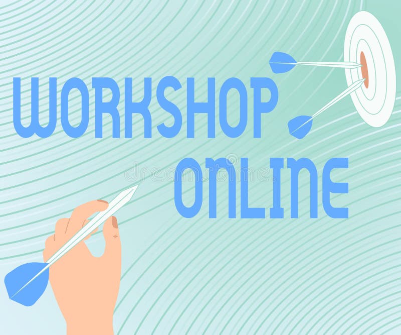 Text Showing Inspiration Workshop Online. Business Showcase Workshop ...