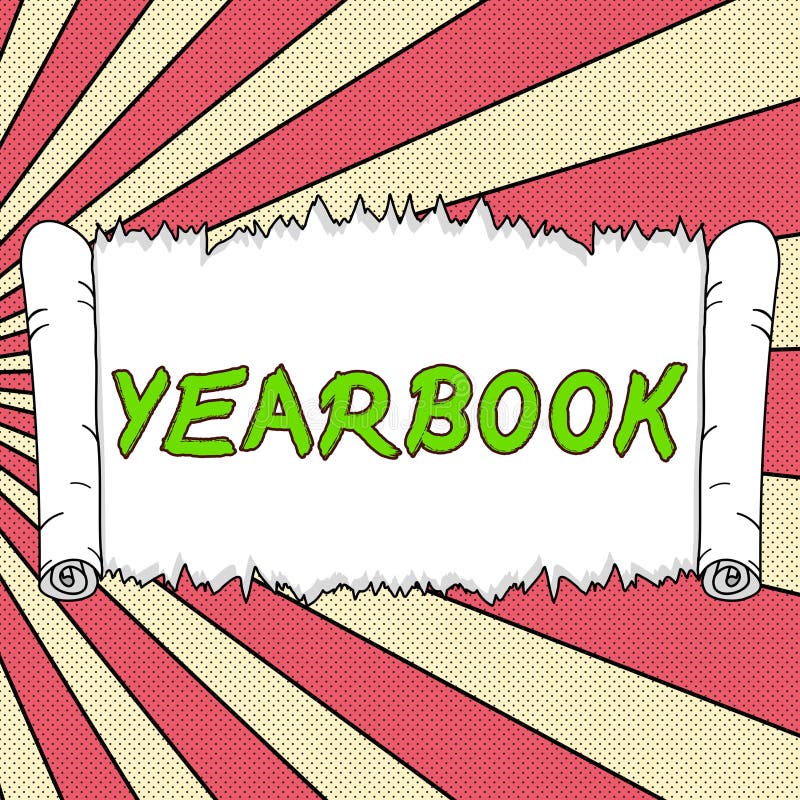 Text Showing Inspiration Yearbook. Concept Meaning Publication Compiled ...