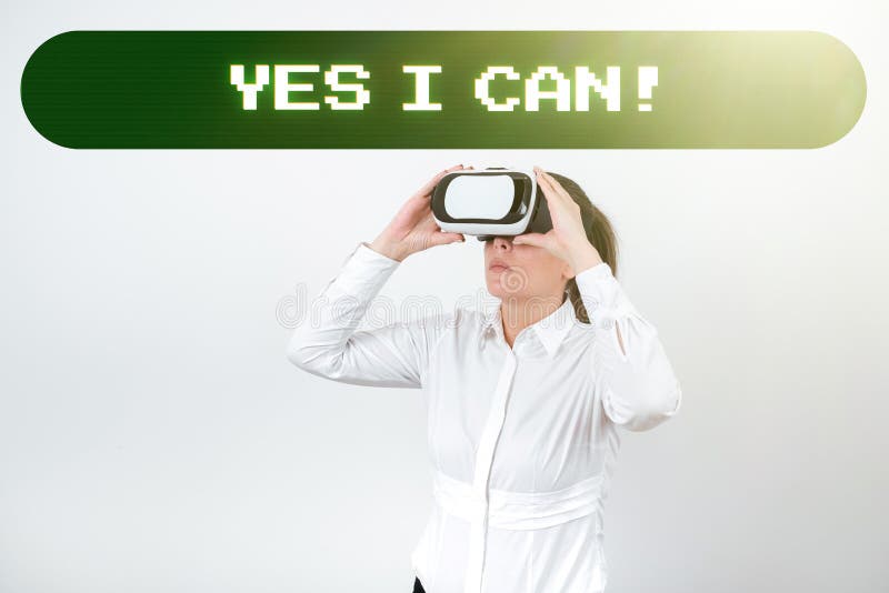 Text Showing Inspiration Yes I Can. Conceptual Photo Motivation To Do ... Text Showing Inspiration Yes I Can. Conceptual Photo Motivation To Do ...