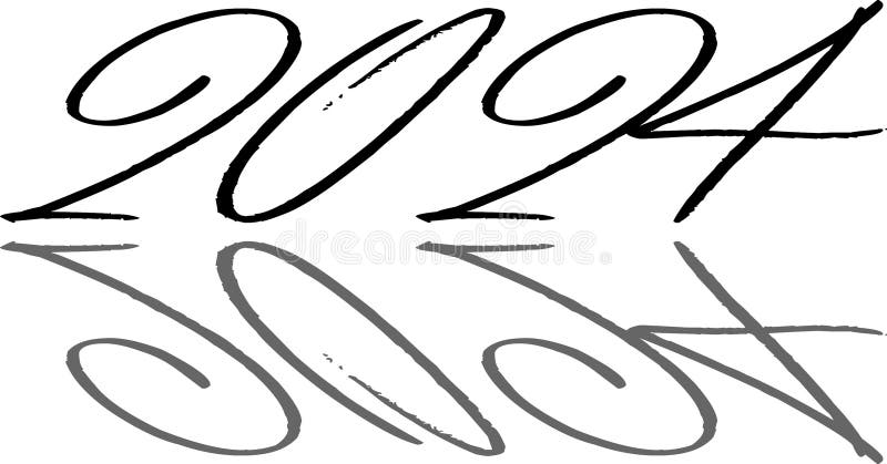 2024 Text Sign Illustration Stock Vector - Illustration of 2022 ...