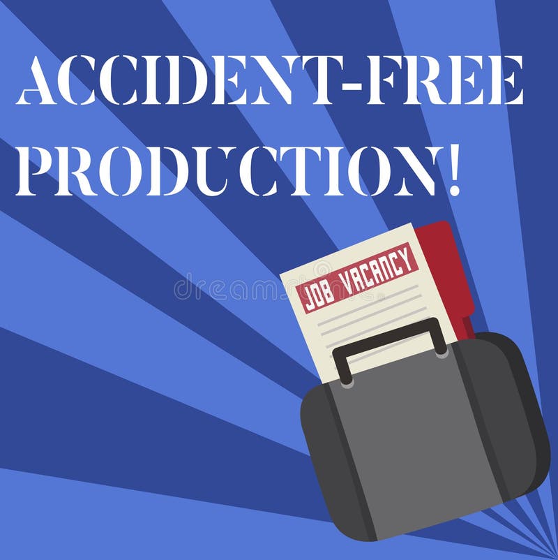 Text Sign Showing Accident Free Production. Conceptual Photo ... Text Sign Showing Accident Free Production. Conceptual Photo ...