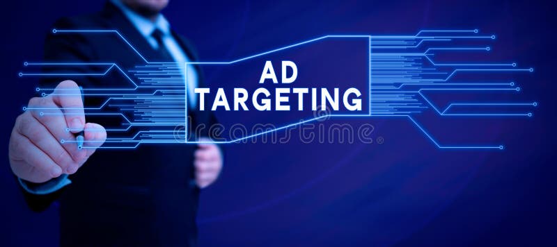 Text Sign Showing Ad Targeting. Concept Meaning Target the Most ... Text Sign Showing Ad Targeting. Concept Meaning Target the Most ...