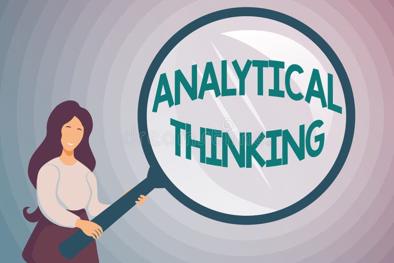 Text Caption Presenting Analytical Thinking. Concept Meaning Break Down ...