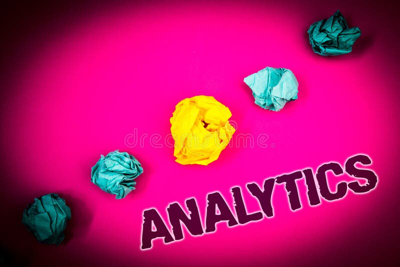 Text Sign Showing Analytics. Conceptual Photo Data Analysis Financial ...